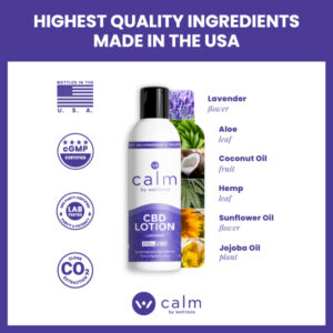 CBD Lavender Lotion | Calm By Wellness