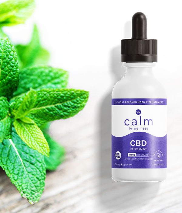 Buy Peppermint CBD Oil Tincture | Calm By Wellness